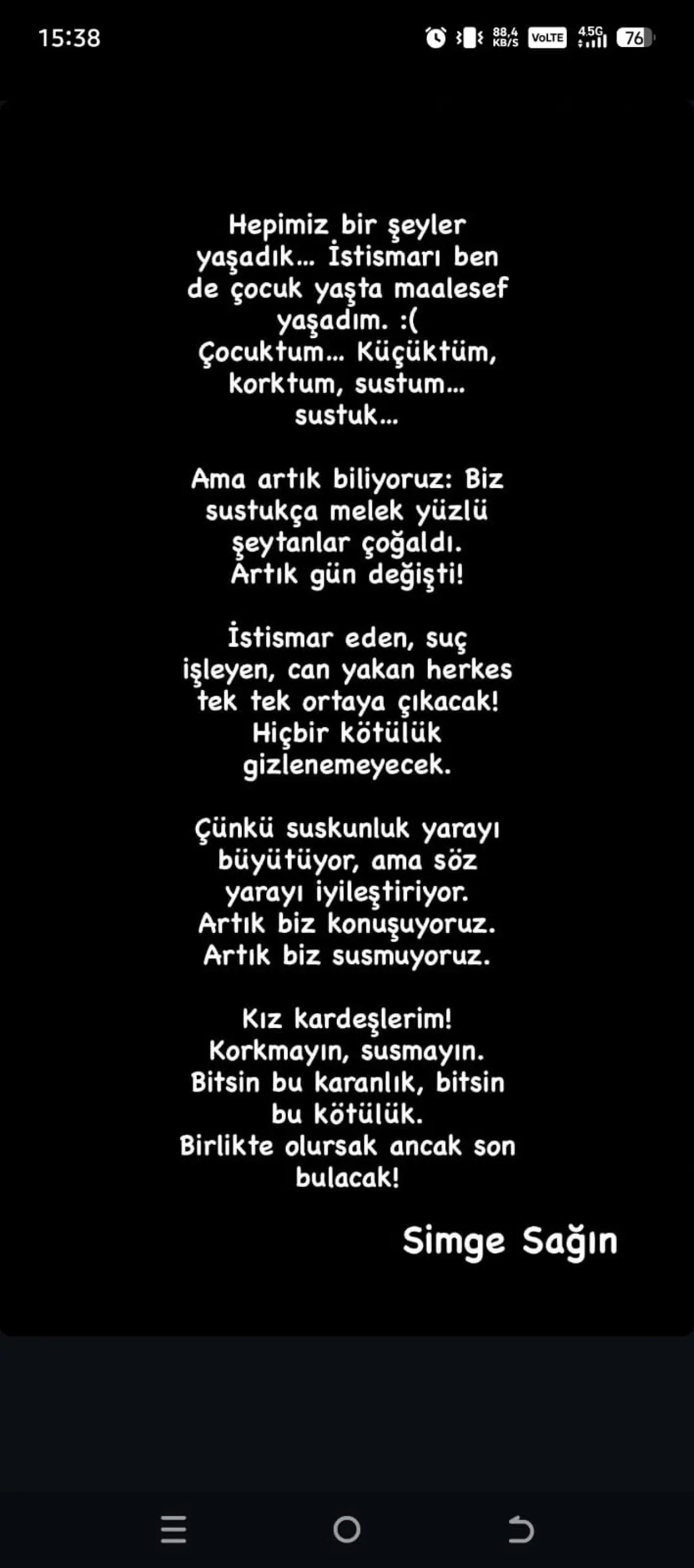 Simge Sağın'dan İfşa açıklamalarına destek: “Ben de Çocuk Yaşta ...